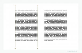 Blocksatz | Schriftsatzart (Typografie)