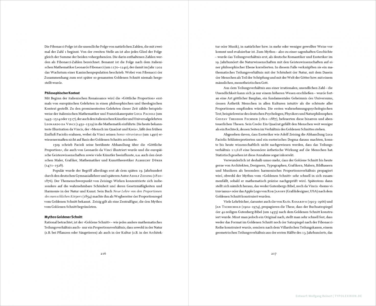 Goldener Schnitt 1:1,618 in Typografie und Grafikdesign