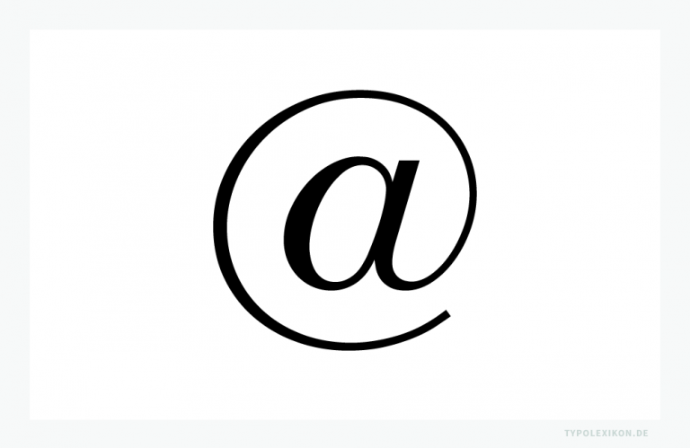 at-Zeichen (@-Zeichen) | Ursprung, Anwendung und Regeln